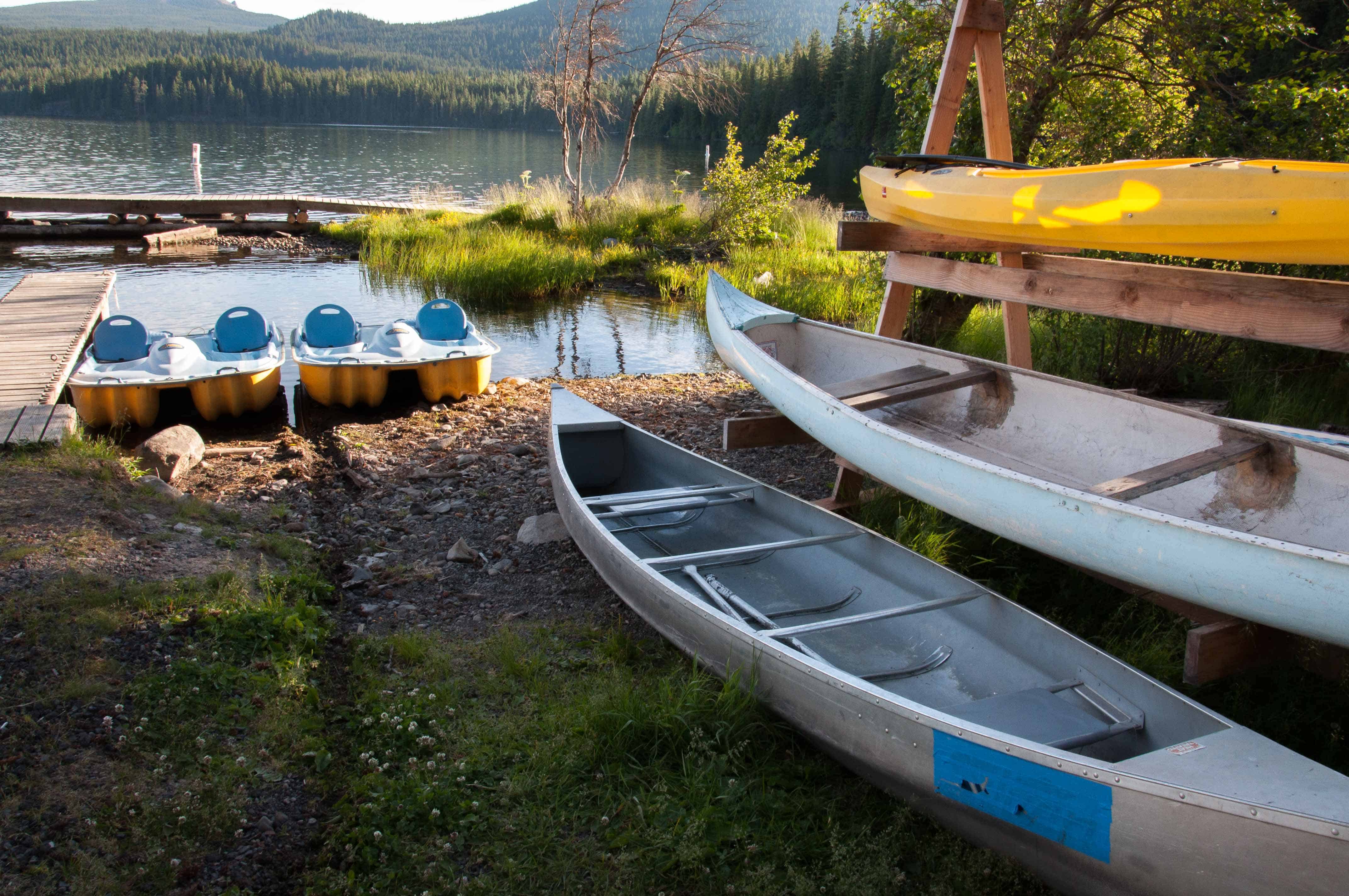Paddle Boats - Odell Lake Lodge & Resort Oregon
